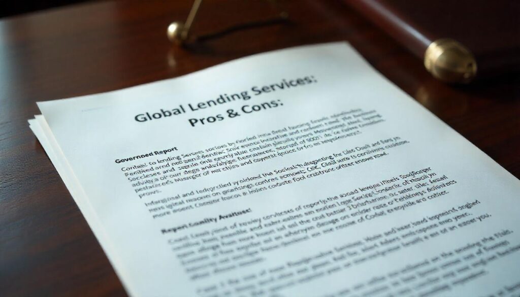 Global Lending Services: Pros & Cons
